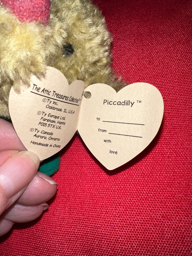 Piccadilly the Circus Bear Attic Treasure Beanie Baby - Etsy