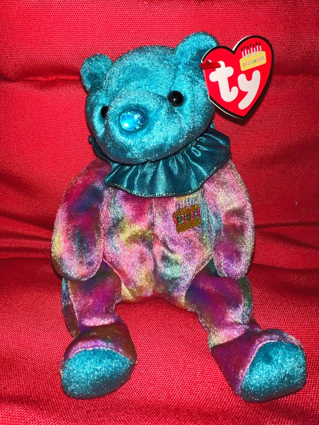 December Birthday Bear • Beanie Baby - Etsy
