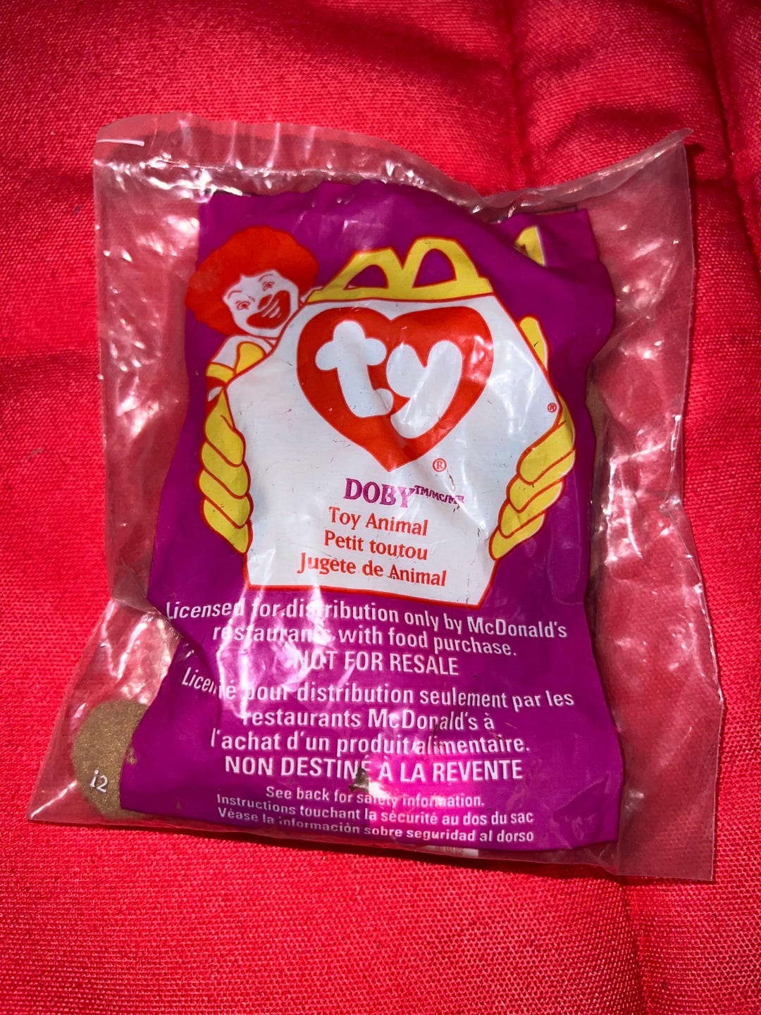 Mcdonald's Teenie Beanie Baby • Doby the Doberman Dog - Etsy