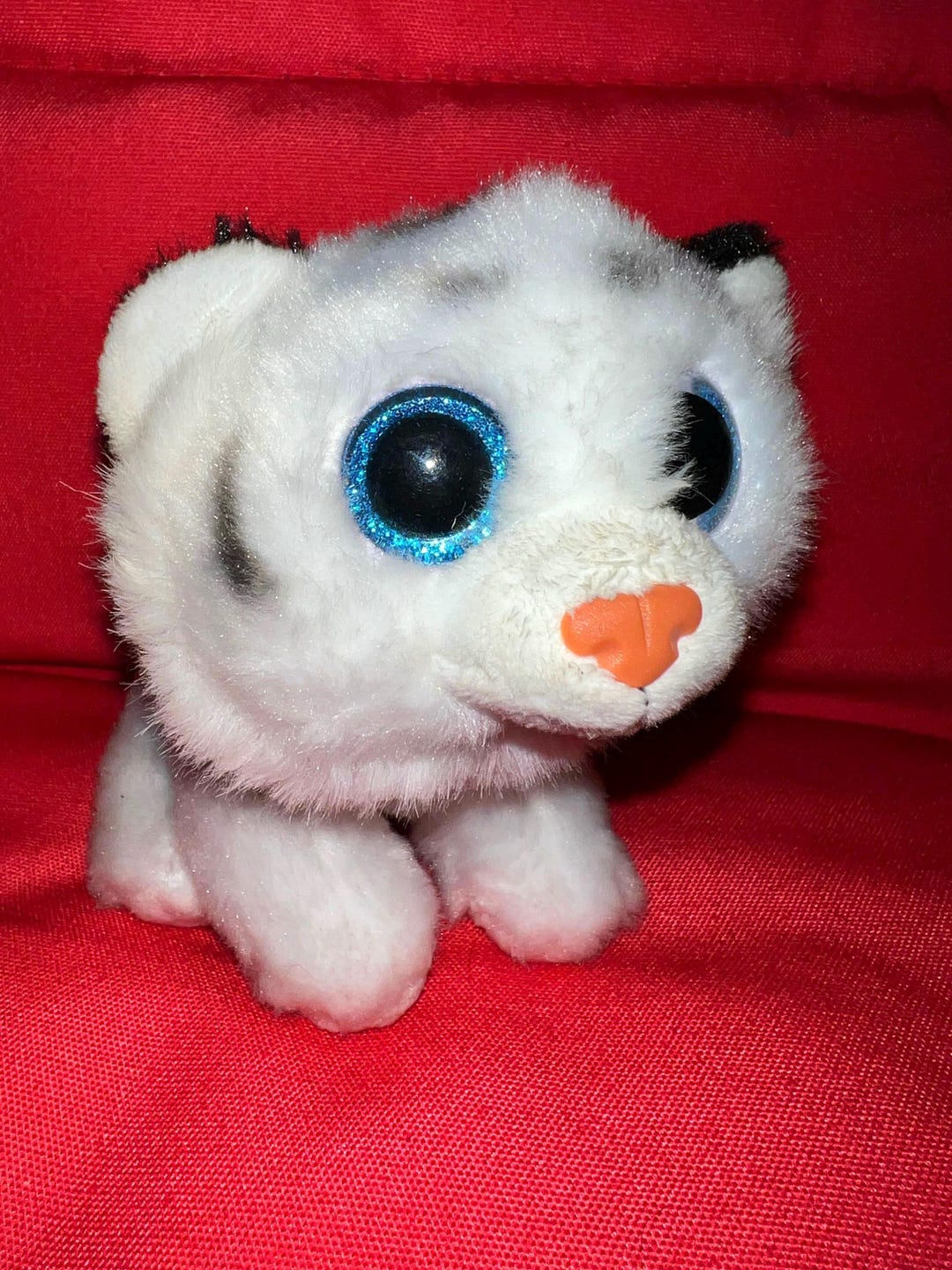 Tundra • the White Tiger Beanie Baby NO Heart Tag - Etsy