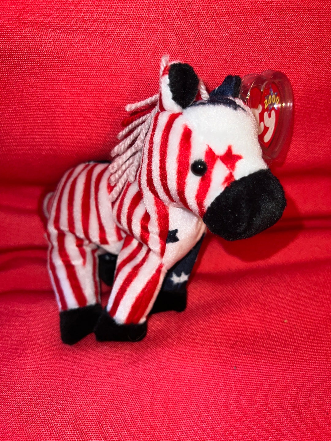 Lefty 2000 USA Donkey Beanie Baby - Etsy