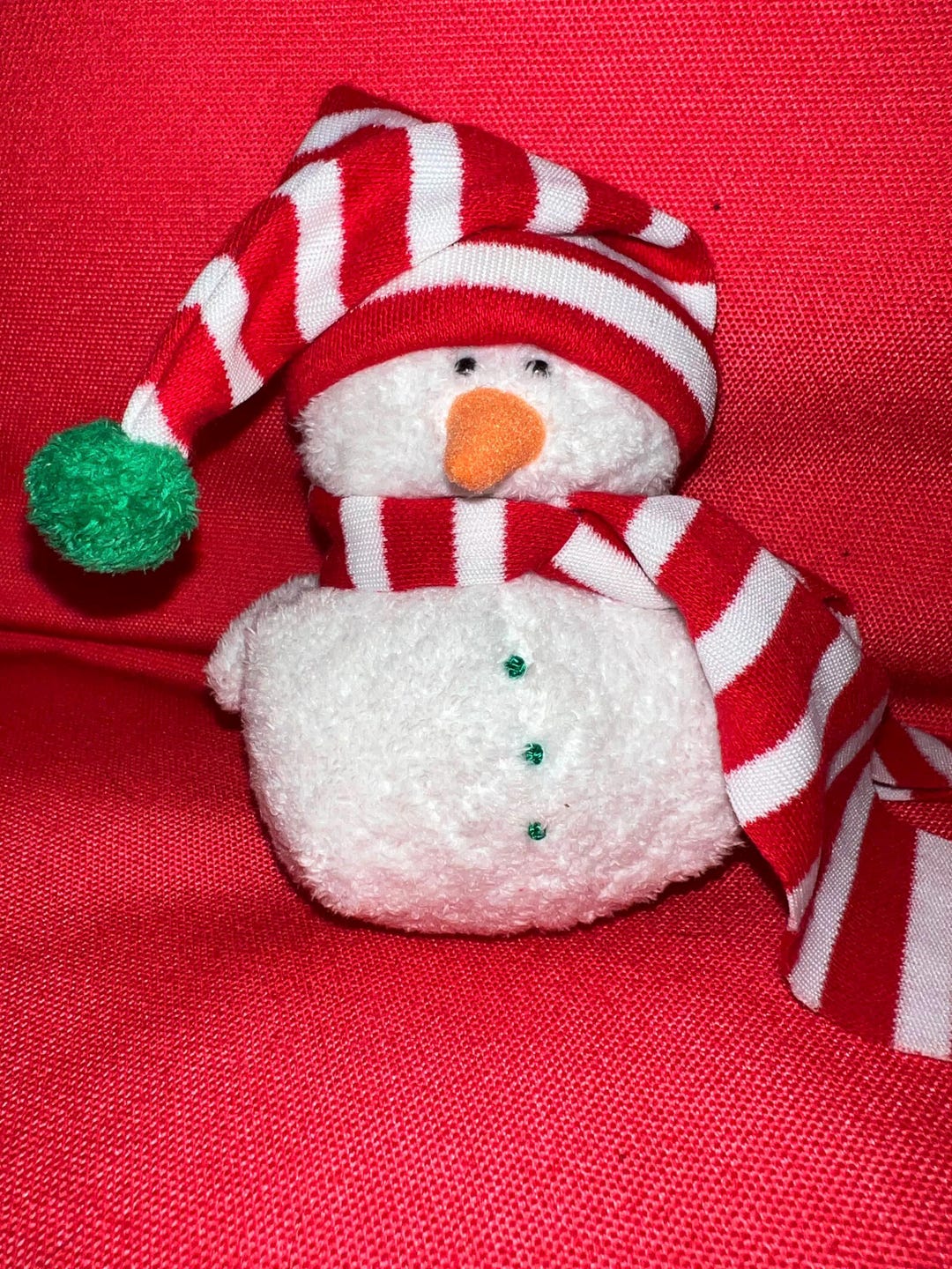 Mr. Frost • the Christmas Holiday Snowman Beanie Baby. *this is a ...