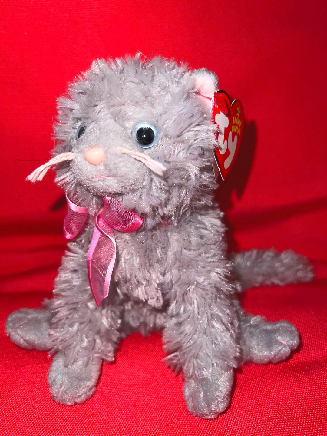 Fluff the Cat • Beanie Baby With Canadian Tush Tag - Etsy