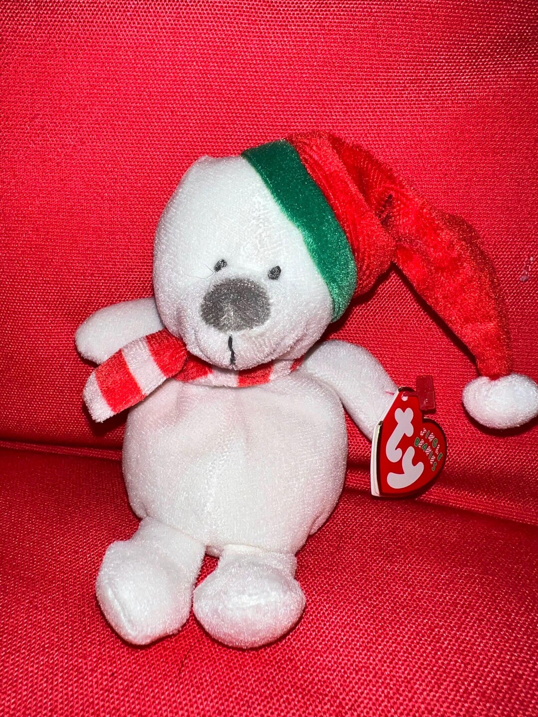 Freezings the Christmas Jingle Beanie Baby • *this is Approximately 4-5 ...