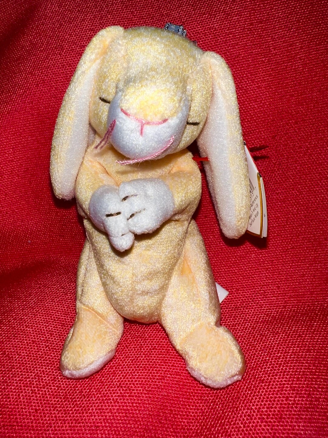 Grace the Praying Bunny Basket Beanie Baby for Easter • *this is ...
