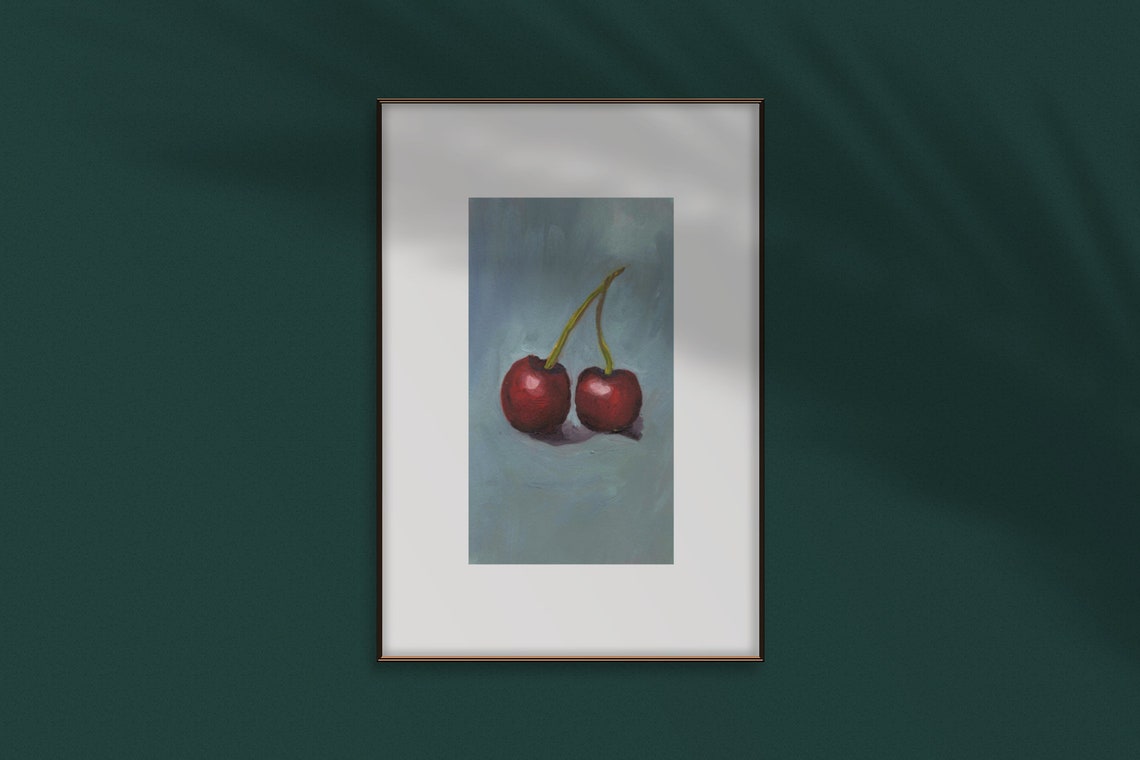 Cherries Digital Art Download - Etsy