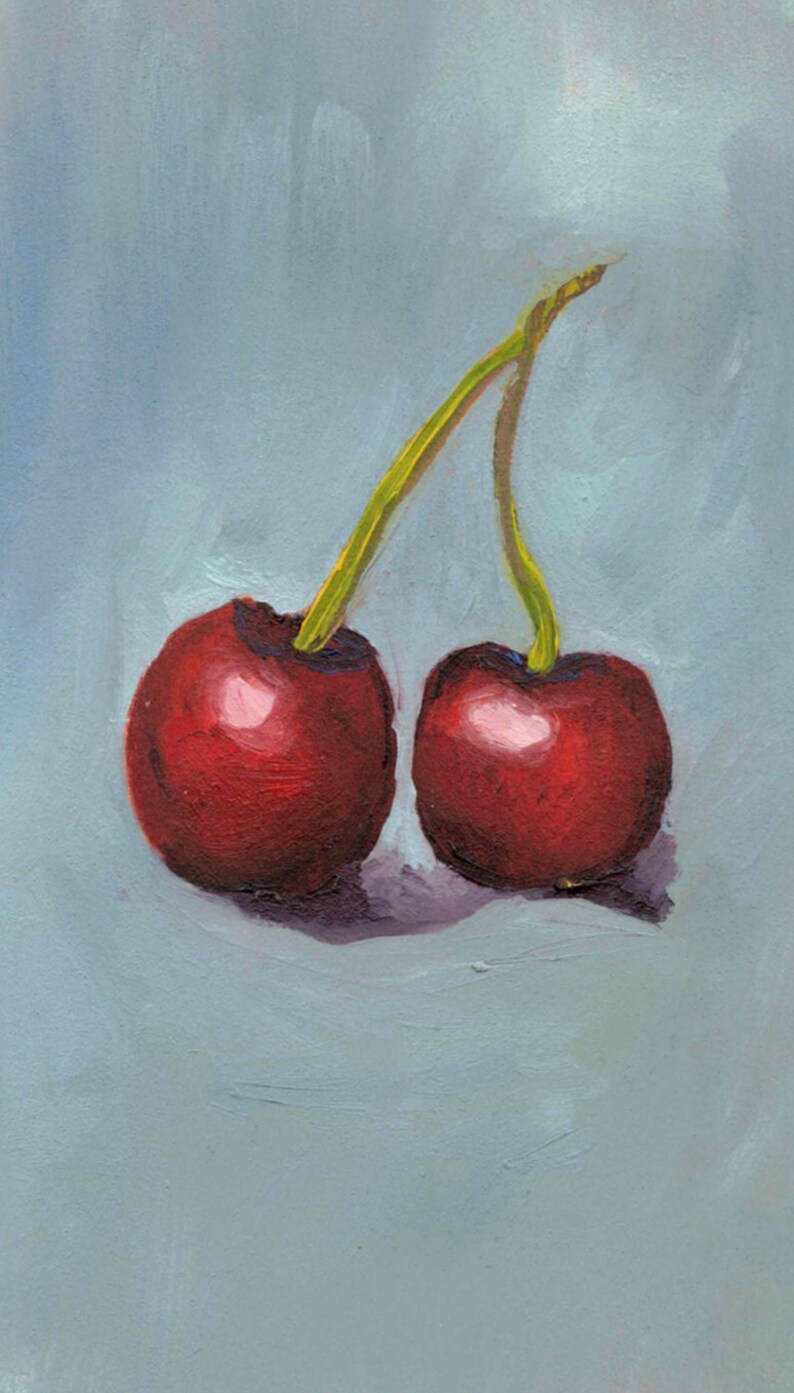 Cherries Digital Art Download - Etsy