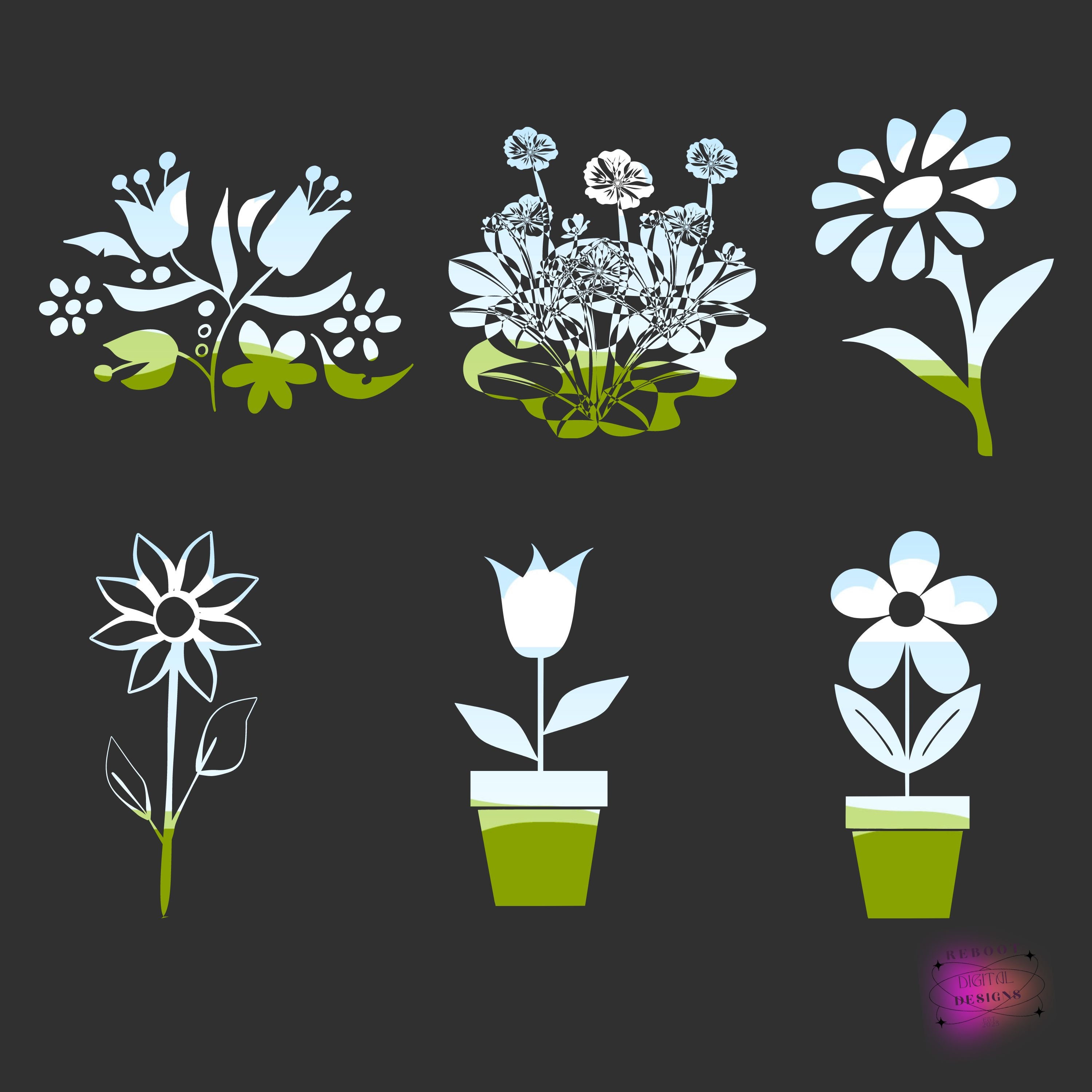 30 Canva Flower Frames, Canva Photo Frames, Floral Frames, Editable ...