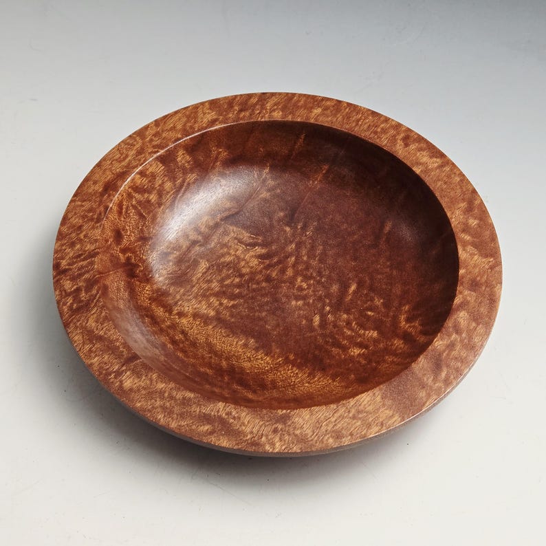 Sapele Bowl, Hand Turned Decorative Bowl - Etsy