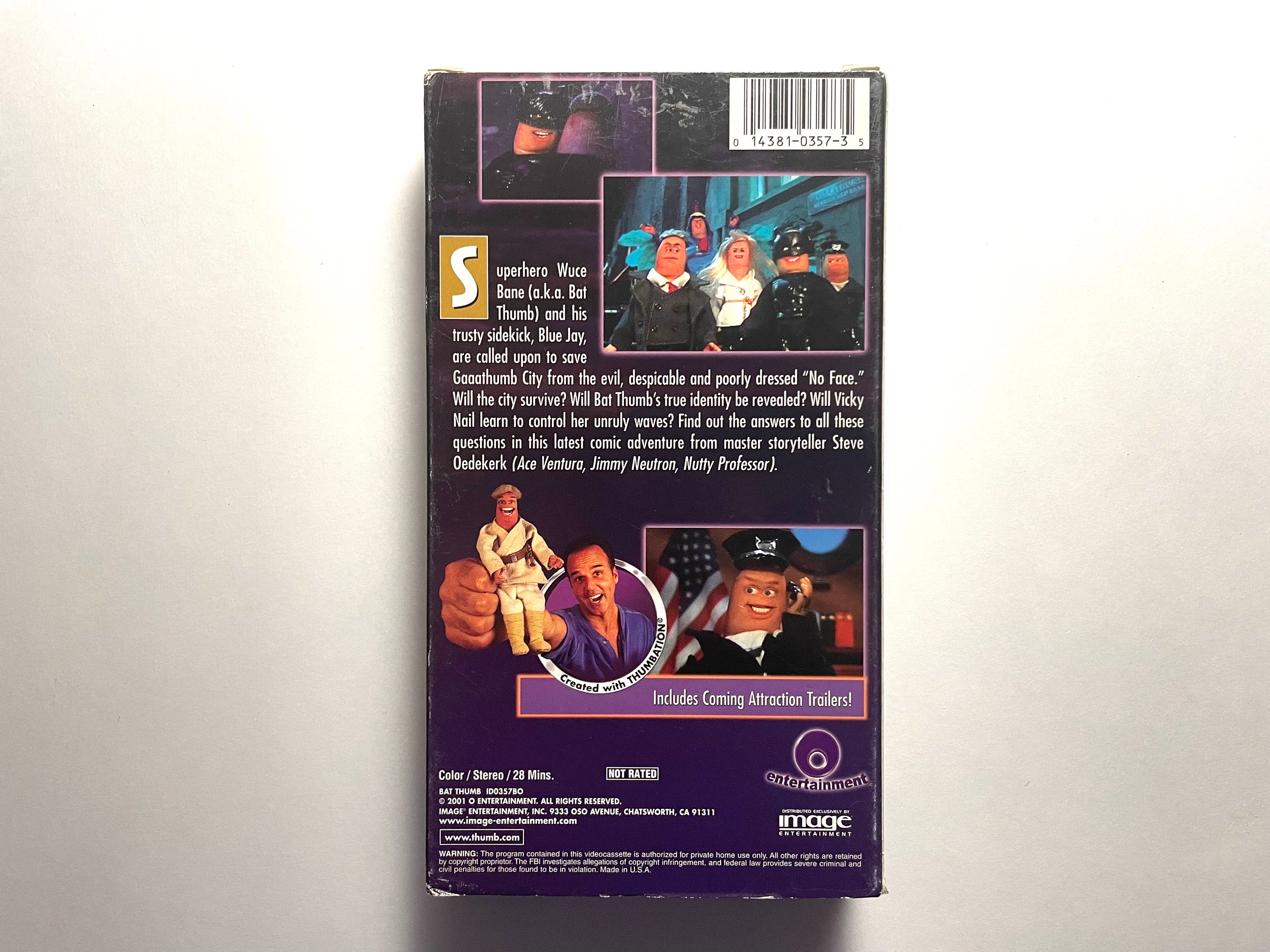 Bat Thumb Movie VHS Tape Steve Oedekerk Rare Vhs Movie - Etsy