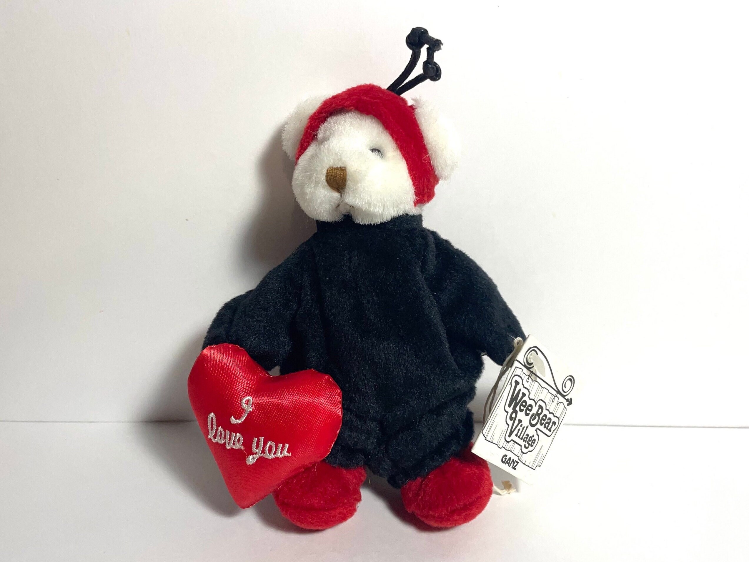 1990s Ganz Wee Bear Village Loveable Buggables Ladybug 6 Plush With Tag ...