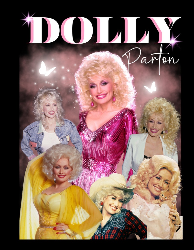 Dolly Parton T-shirt PNG - Etsy