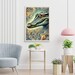 Crocodile Power Animal Portrait: Shamanic Spirit Watercolor Marbling ...