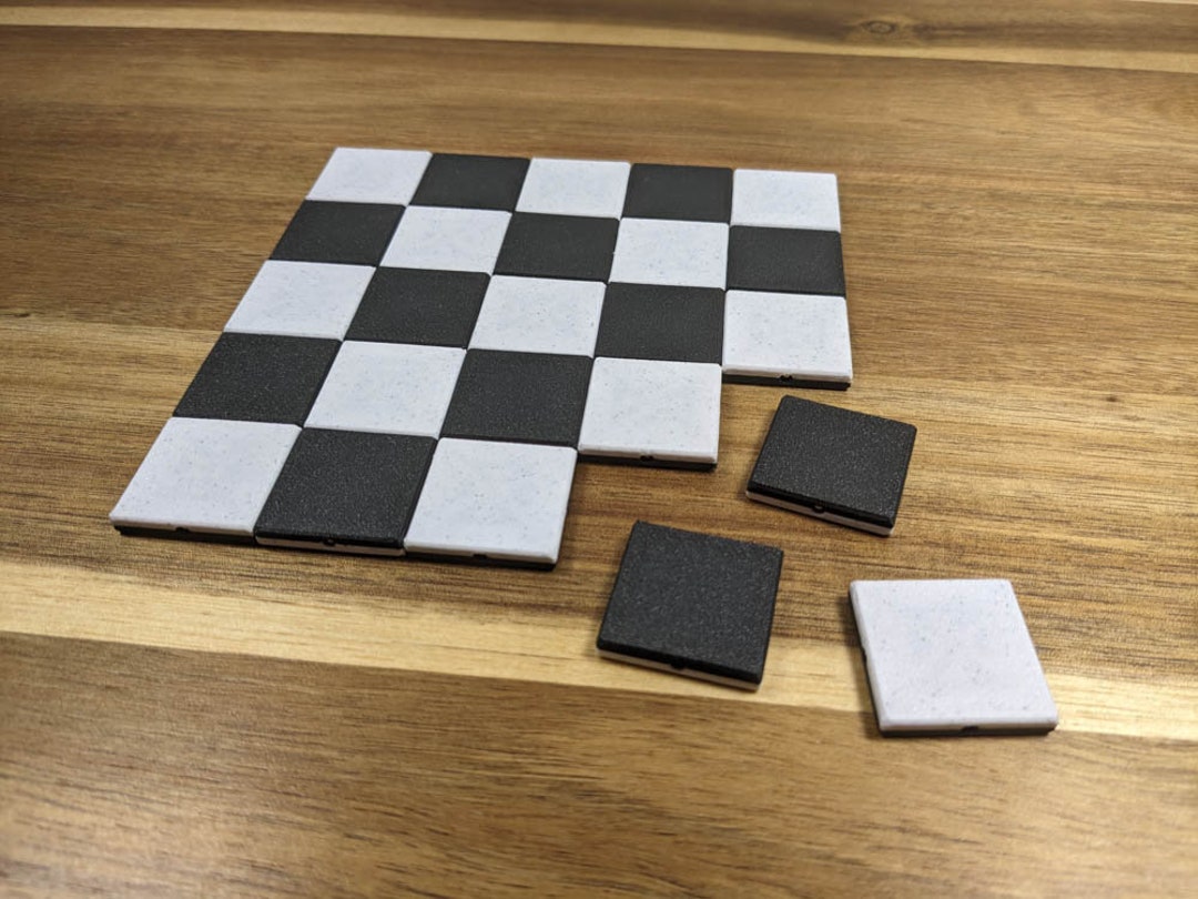 1-inch Magnetic Square Tiles X10 (dual Color) - Etsy