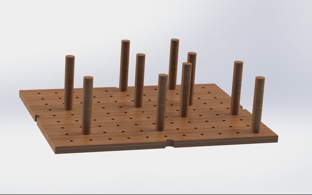 Custom Hardwood Peg Drawer Organizer - Etsy