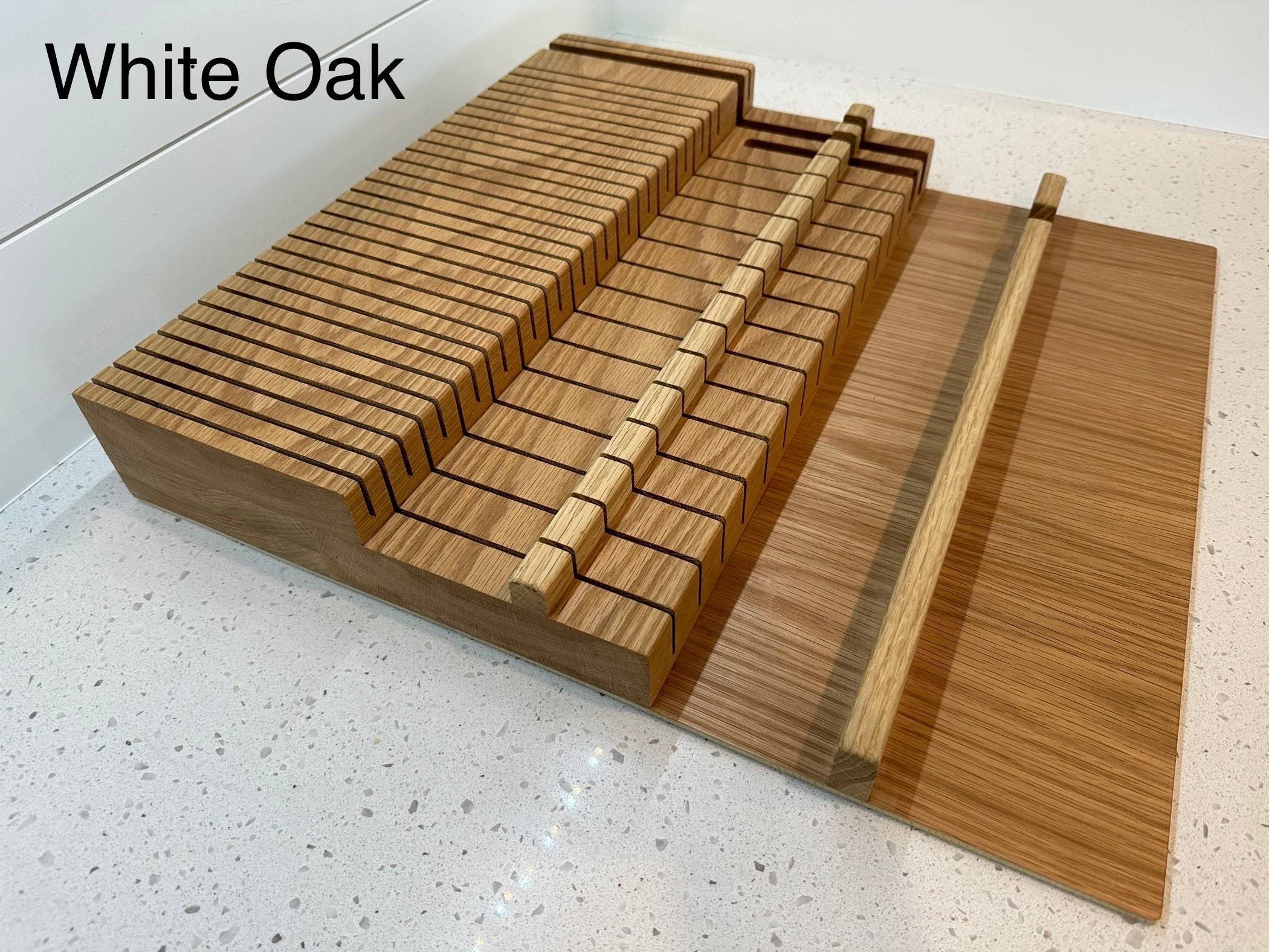 Custom In-drawer Knife Block - Etsy