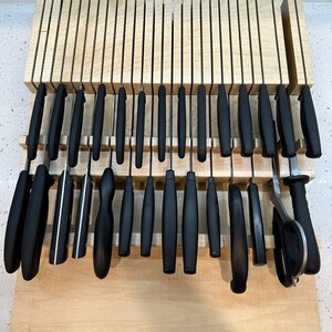 Custom In-drawer Knife Block - Etsy
