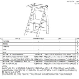 Foldable Kitchen Toddler Helper Digital Plan - Etsy
