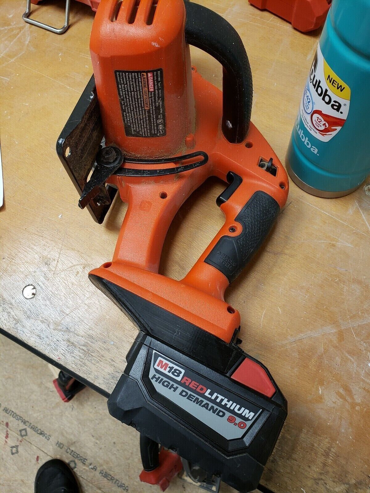 Milwaukee M18 Battery to Older Black and Decker Tool - Adapter , 3d ...