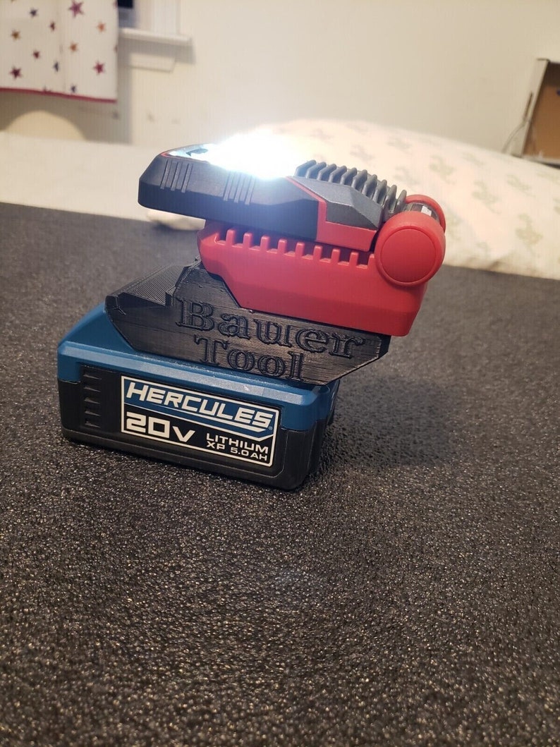 Hercules 20v Battery to Bauer 20v Tool Adapter , 3d Printed - Etsy