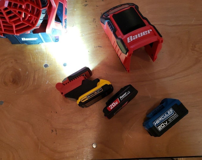 Bauer , Hercules or Dewalt 20v Battery to Bauer 20v Tool Adapter , 3d ...