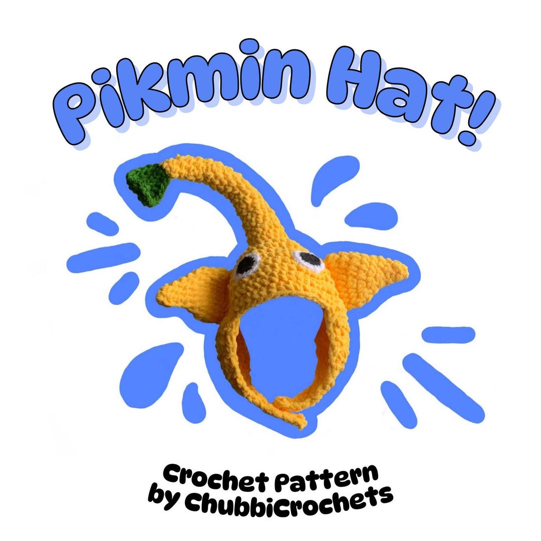 4-in-1 Pikmin Hat Crochet PDF Pattern - Etsy