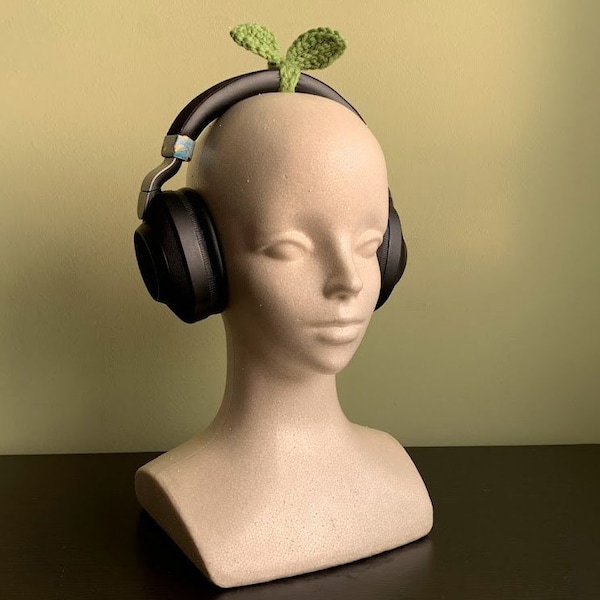 Crochet Sprout Leaf Headphone - Etsy