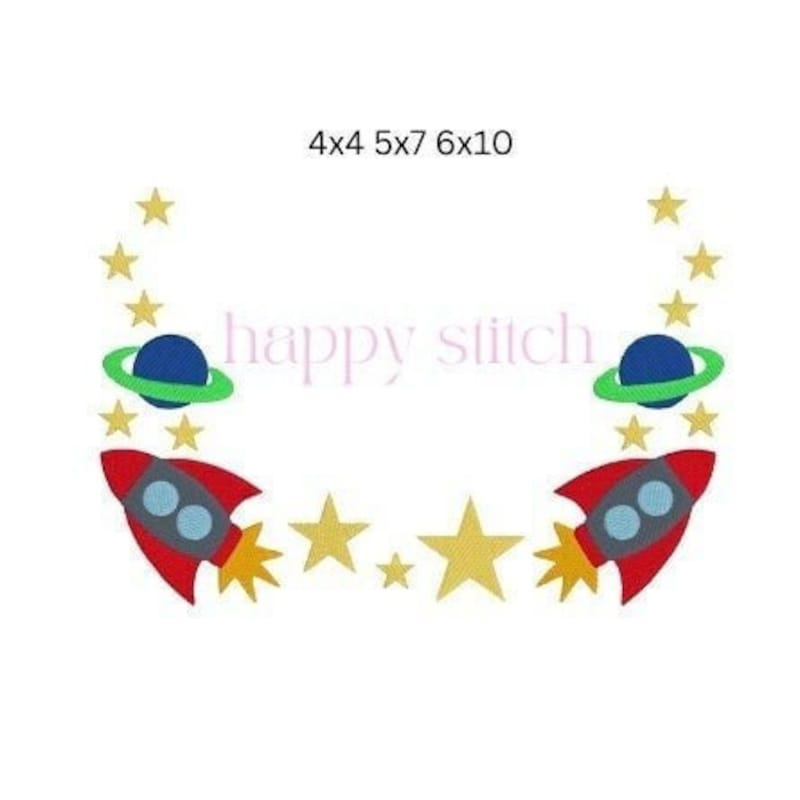 Space Embroidery - Etsy