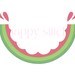 Watermelon Rind Sketch Embroidery Design, Monogram Frame, Instant ...