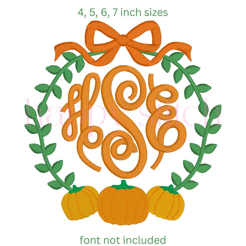 Initial Pumpkin - Etsy