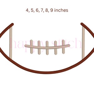 Open Football Satin Outline Embroidery Design, Instant Download - Etsy