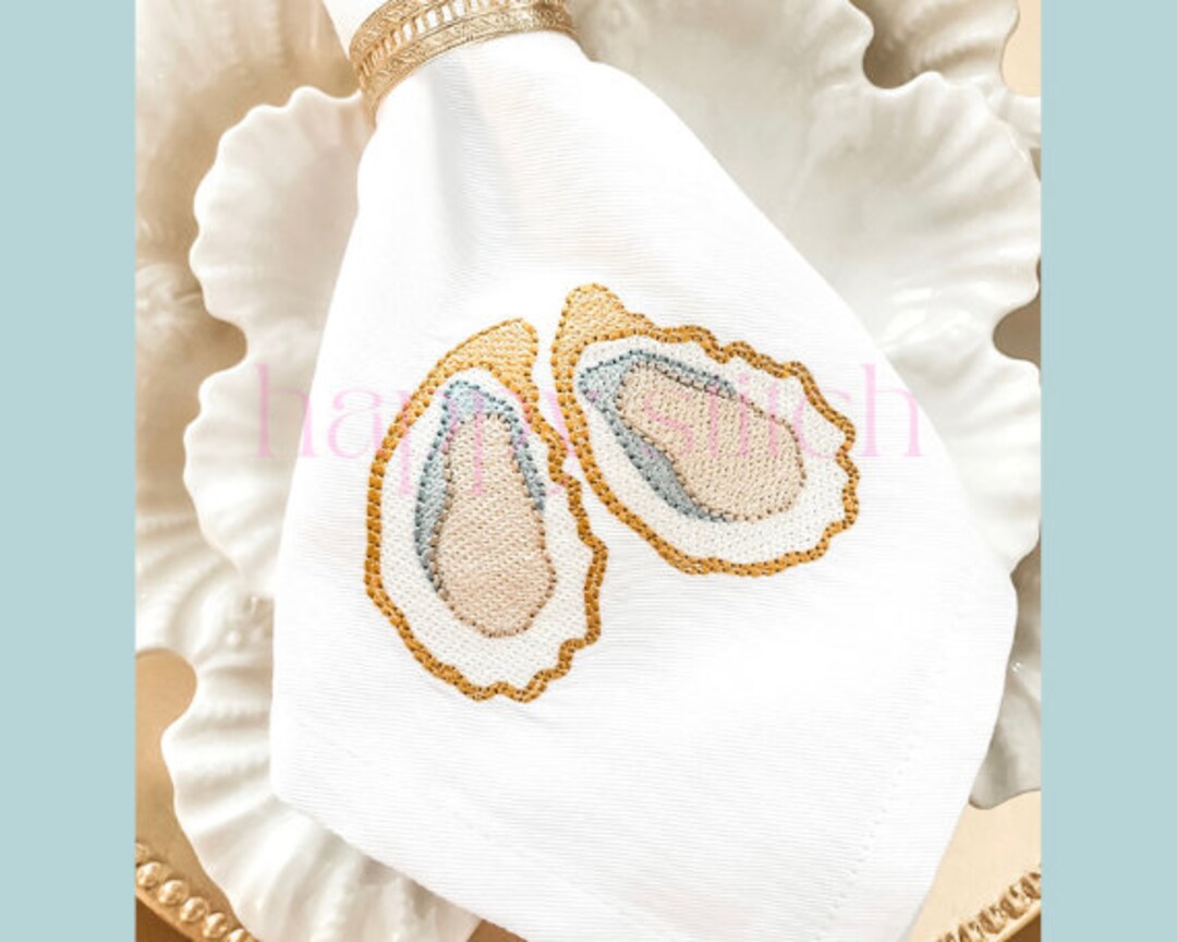 Oysters Sketch Embroidery Design, Oyster Shell, Instant Download ...