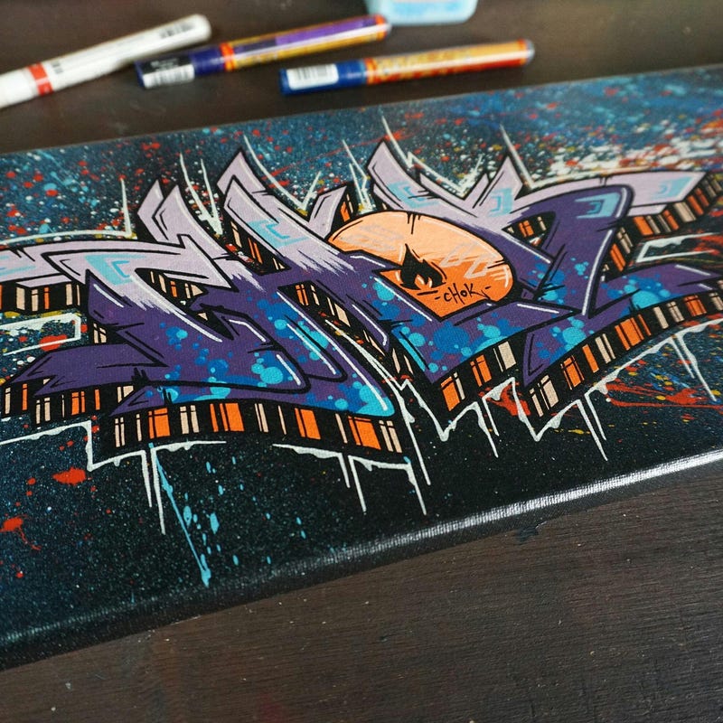 Graffiti Art Canvas - Etsy
