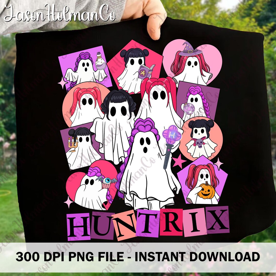 Huntrix Spooky Era Halloween Png, Kpop Demon Hunters Halloween, Saja ...