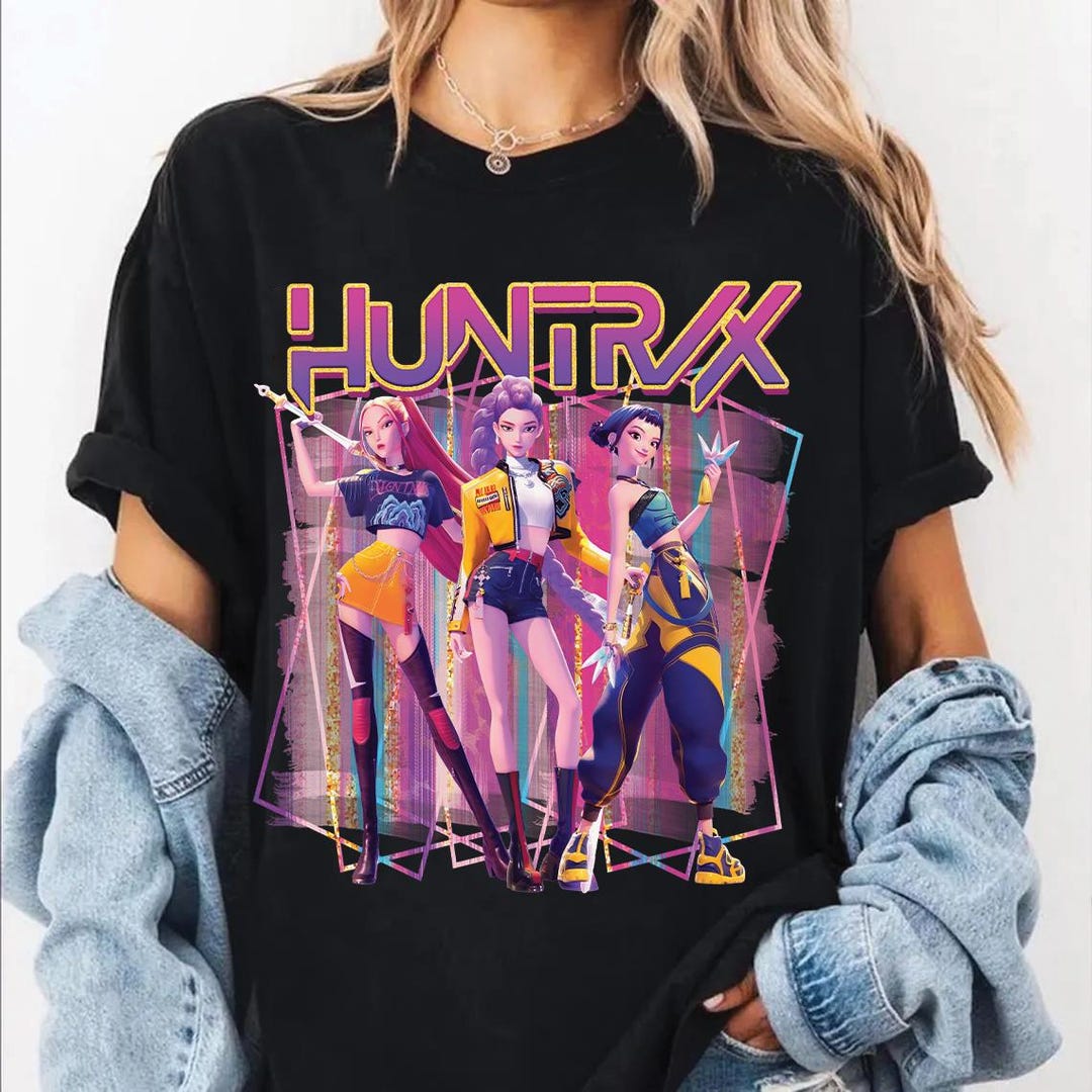 Huntrix Kpop Demon Hunters Png, Huntrix Girls Band Png, Demon Hunters ...