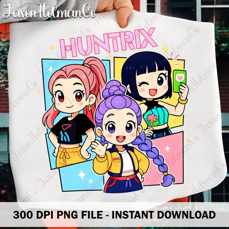 Huntrix Chibi - Etsy