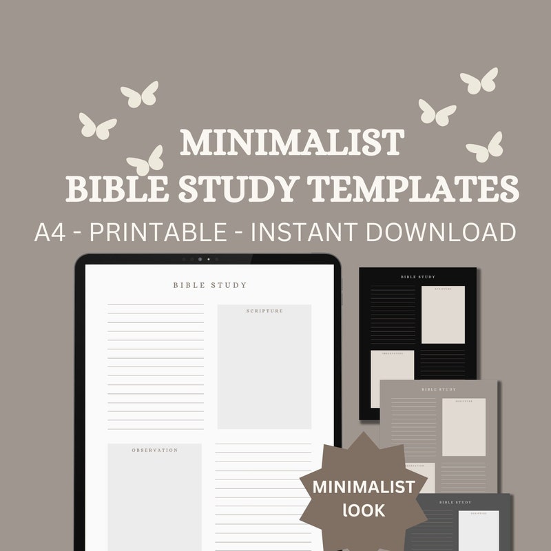 Free Bible Template - Etsy