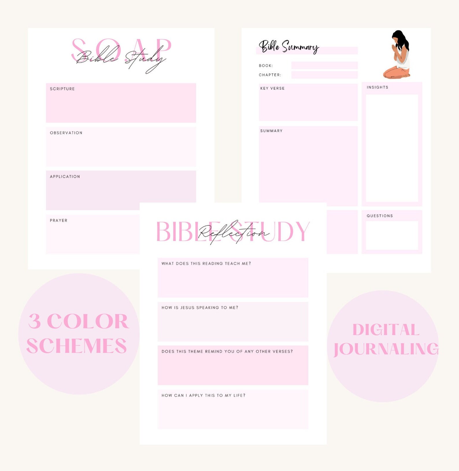 Beginner's Bible Study Guide: SOAP Method and Printable Devotional ...