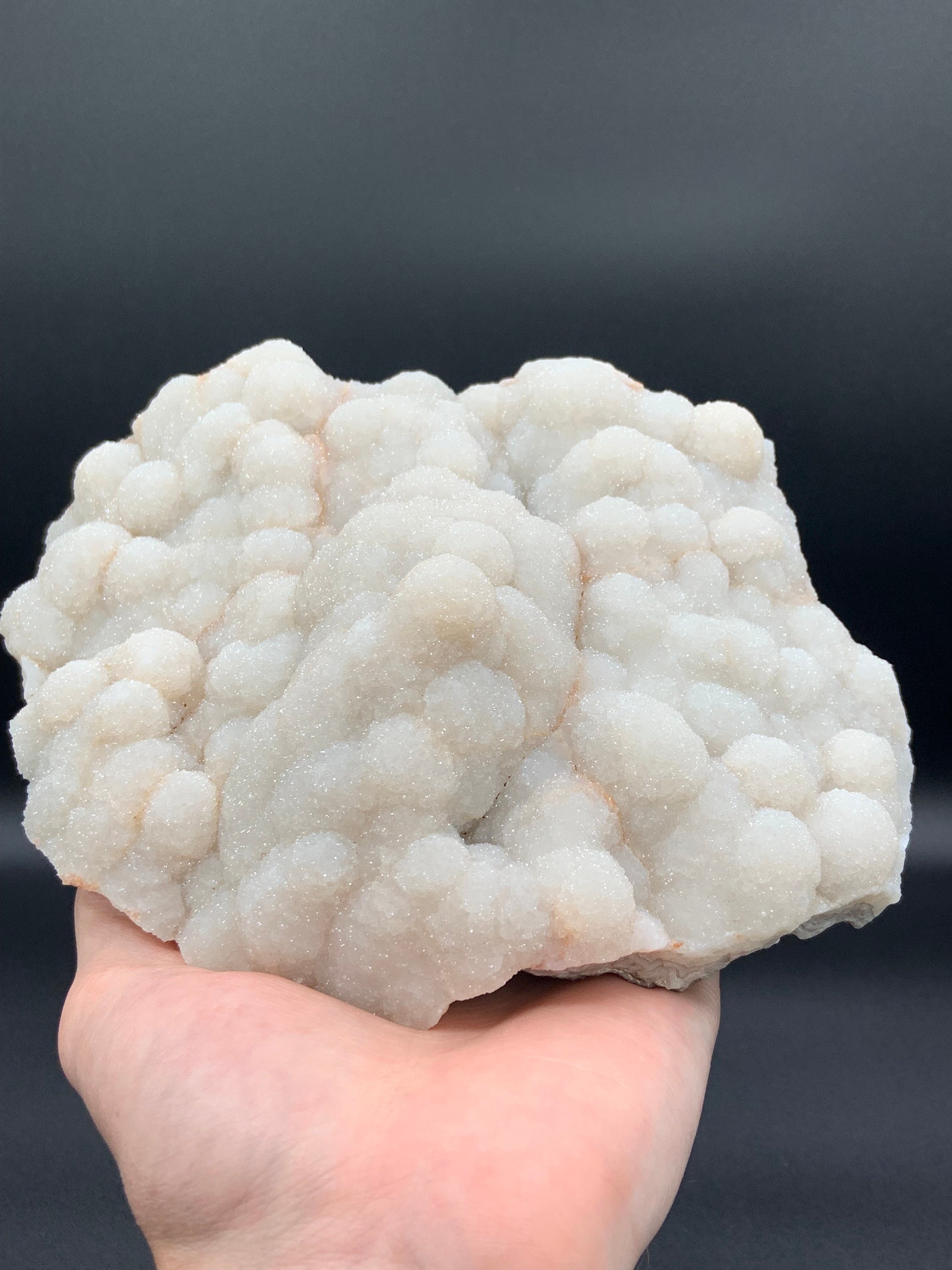 Large Botryoidal Druzy Quartz Crystal Cluster Missouri Haunted Ridge ...