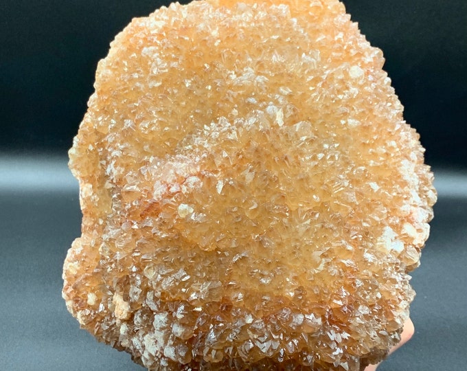 HUGE Root Beer Druzy Quartz on Lace Agate - Large Natural Missouri ...