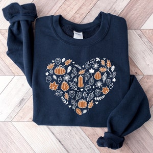 Cottagecore Fall Sweatshirt for Women, Vintage Thanksgiving Crewneck ...