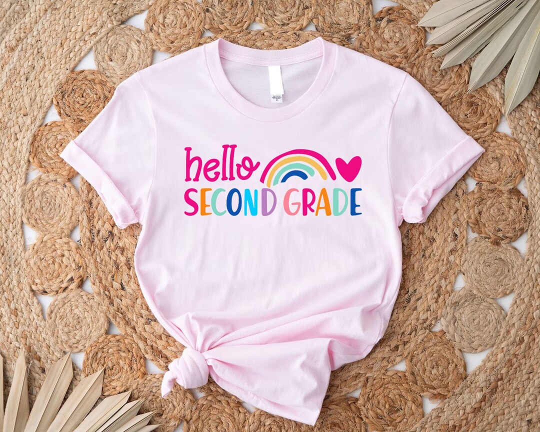 Hello Second Grade Shirt, Back to School Shirt, Second Grade Sweatshirt ...