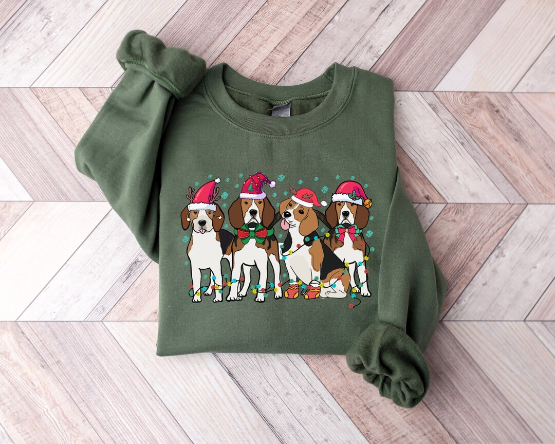 Beagle Christmas Sweater, Christmas Shirt, Beagle Lover Shirt, Dog ...