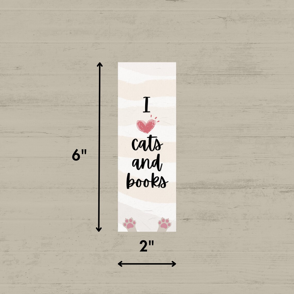 Printable Cat Bookmark Set, Instant Digital PDF Bookmark Download, Cute ...