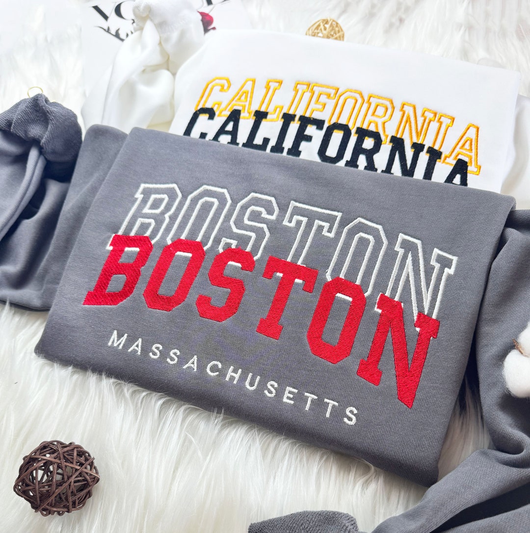 Custom Shifted Varisty Embroidered Sweatshirt Embroidered College ... Custom Shifted Varisty Embroidered Sweatshirt Embroidered College ...
