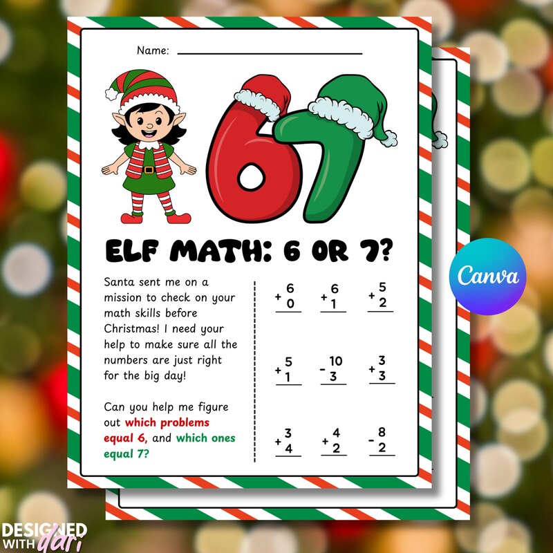 Elf on Shelf 67 Letter - Etsy