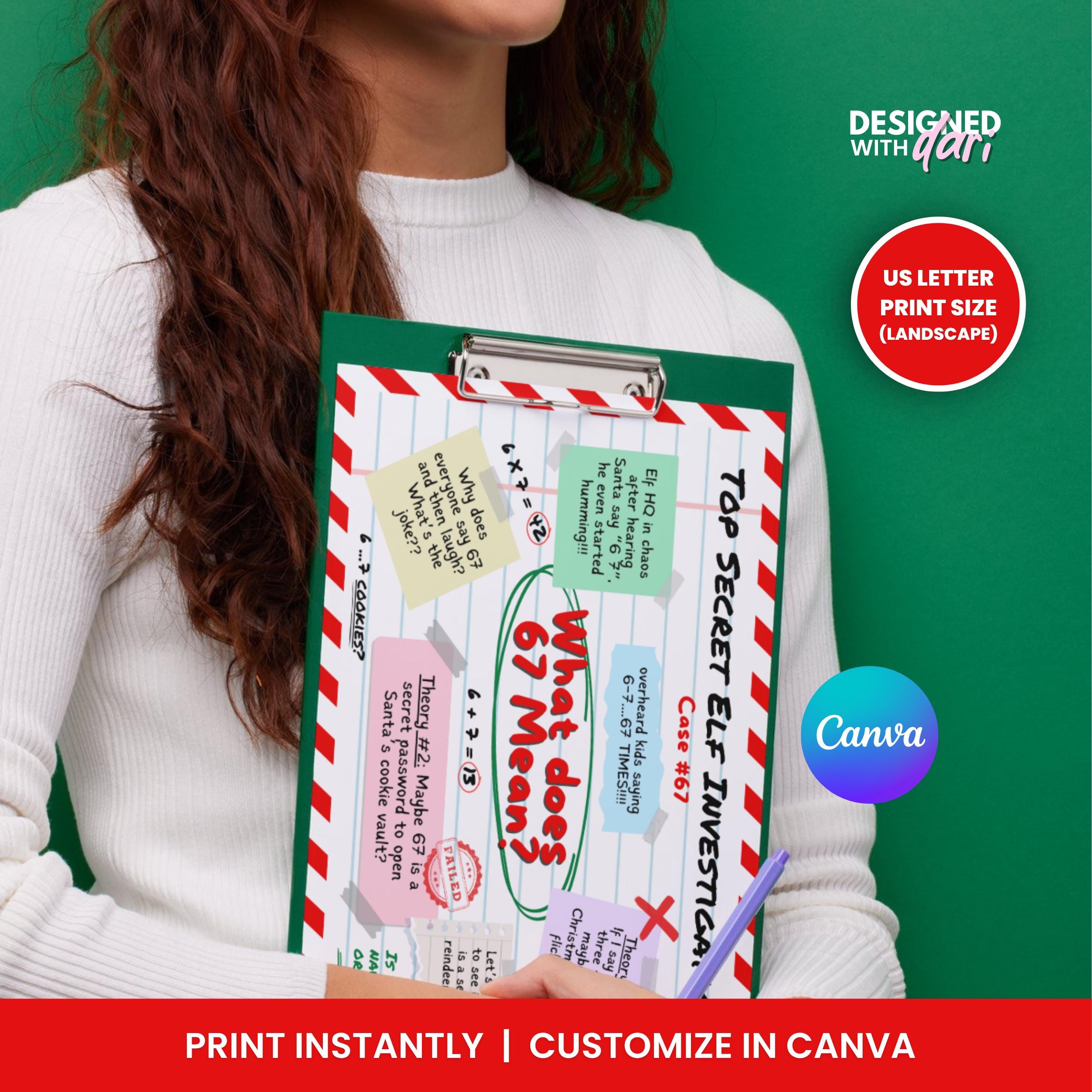 67 Elf Arrival Printable (instant Download) | Christmas Elf Prop, Elf ...