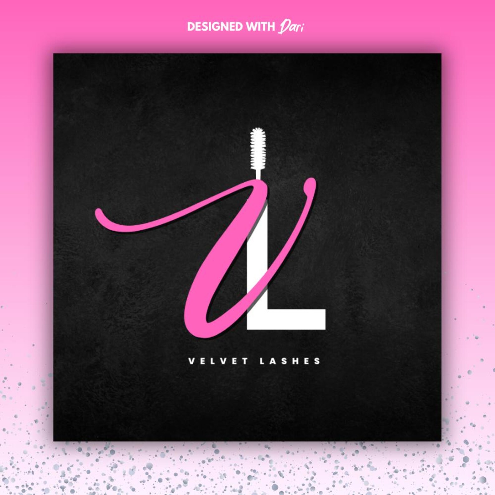 Pink Luxury Beauty Logo, Lash Tech Logo, Eyelash Logo, Lash Artist Logo ...