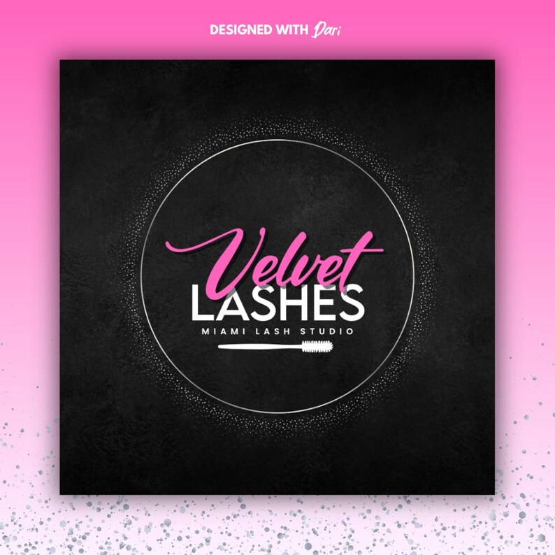 Pink Luxury Beauty Logo, Lash Tech Logo, Eyelash Logo, Lash Artist Logo ...