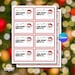 Printable Secret Santa Name Draw Cards, for Office Party, Secret Santa ...